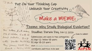 AIPSN Darwin Day Meme Making Contest 2026