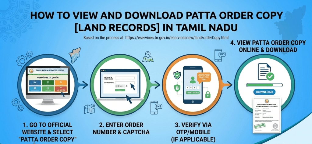 How To Download Patta Order Copy [Land Records] in Tamil Nadu?